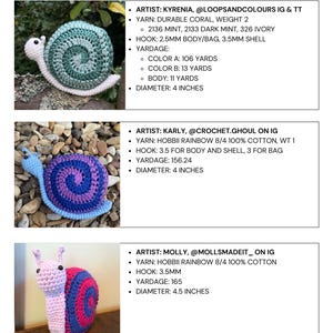 Foldable Snail Bag - PDF Crochet Pattern - Etsy