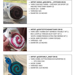 Foldable Snail Bag - PDF Crochet Pattern - Etsy