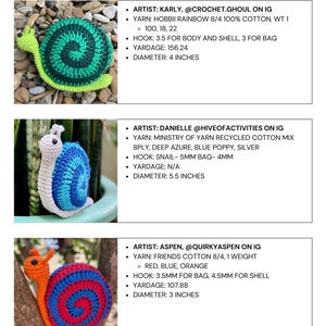 Foldable Snail Bag - PDF Crochet Pattern - Etsy