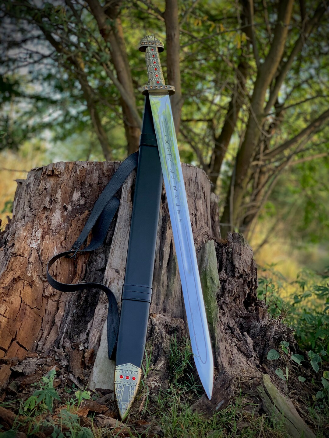 Sword of Kings Viking Sword Full Tang Viking Sword & Authentic Medieval ...