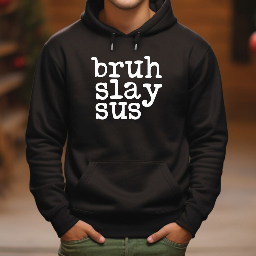 Bro T For Teens Oversized Hoodie For Teens Funny Bruh Etsy