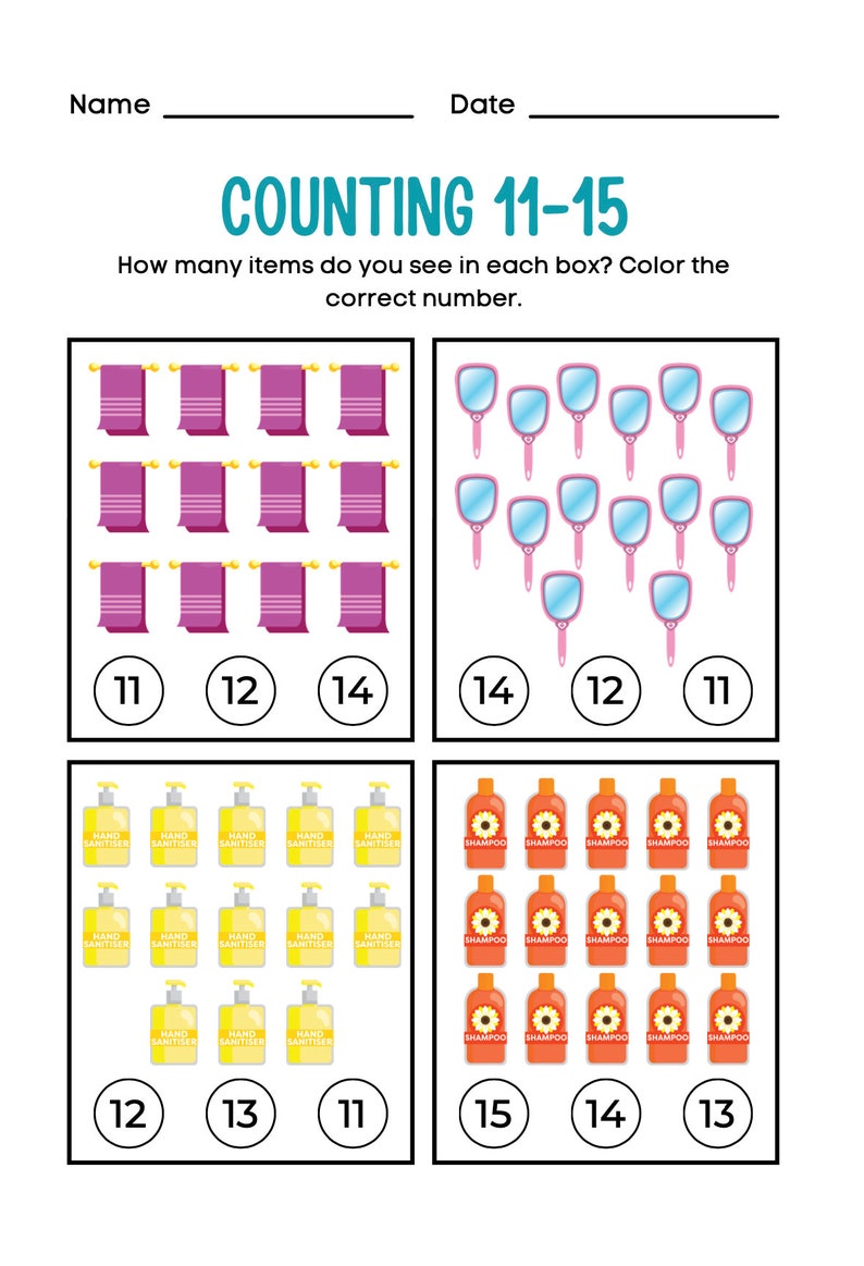 LUCKY DIP: 50 Maths Worksheets Early Stage 1- Stage 2 (digital Download) - Etsy