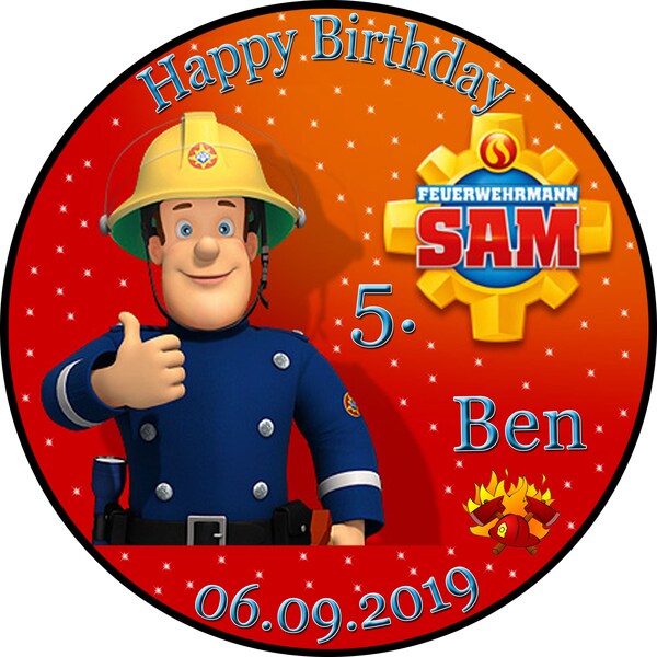 Fireman Cake Topper - Etsy