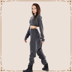 Crooked Crop & Harem Pants Pattern for Women, A4/A0 Digital PDF Pattern ...