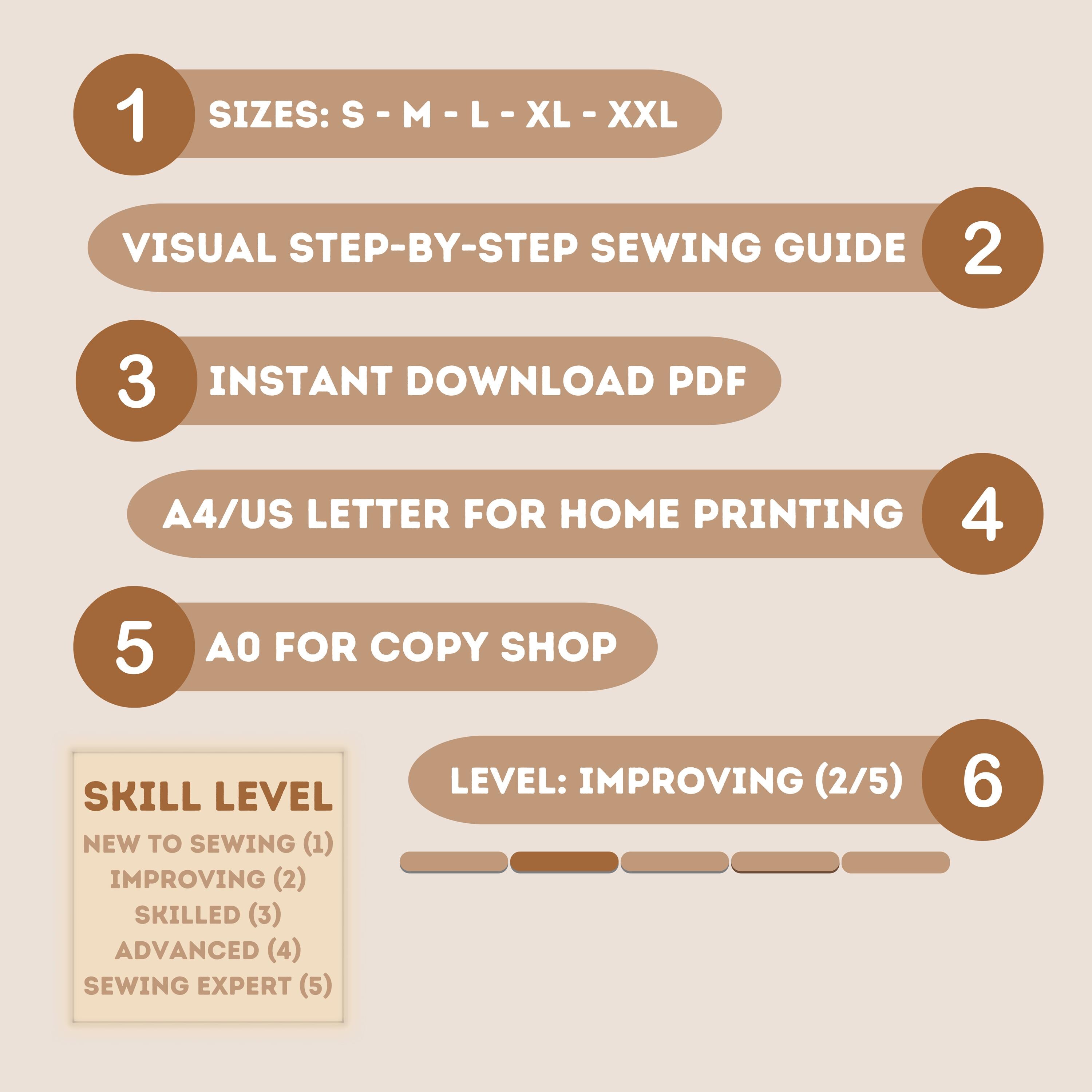 Crooked Crop & Harem Pants Pattern for Women, A4/A0 Digital PDF Pattern ...