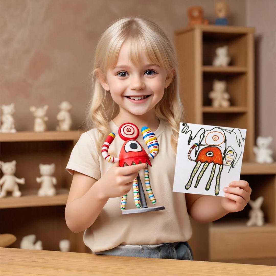 Custom Photo Replica Bobblehead From Drawing to Bobblehead Unique Gifts ...