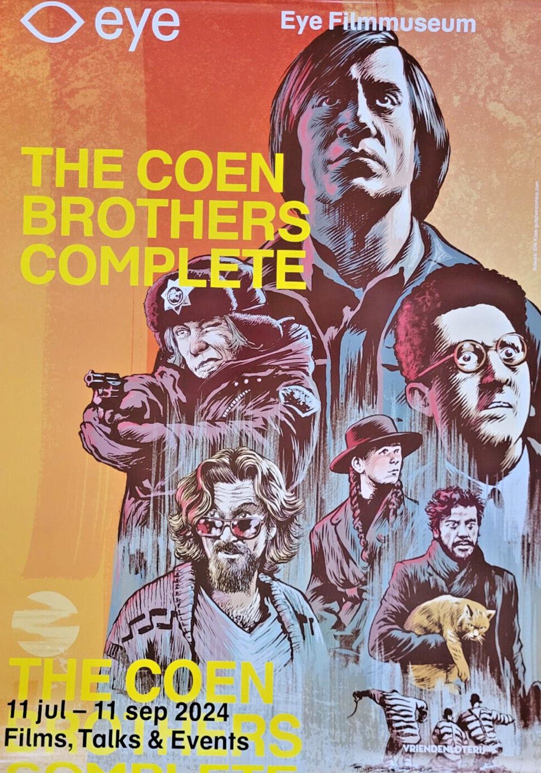 The Coen Brothers - Poster Original Exhibition - Amsterdam - Eye Museum ...