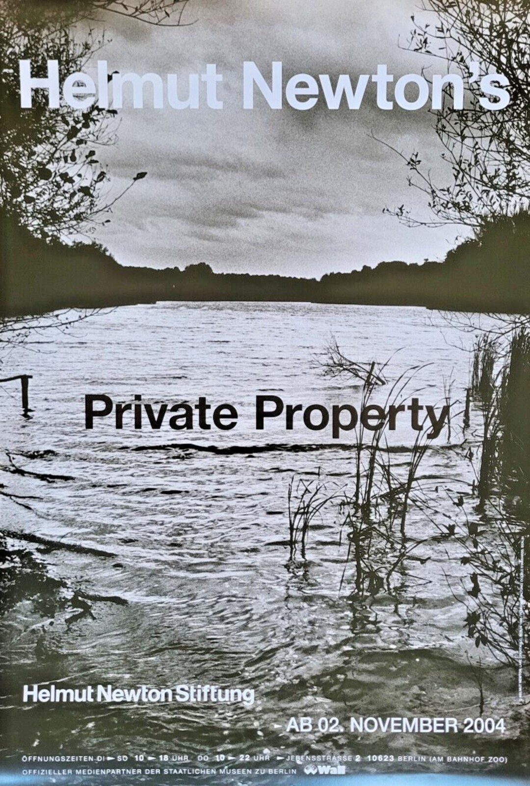 Helmut Newton - Poster Original Exhibition - Private Property - Berlin ...