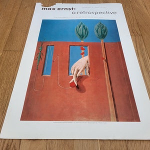 Max Ernst - Poster Original Exhibition - Guggenheim New York - Rare ...