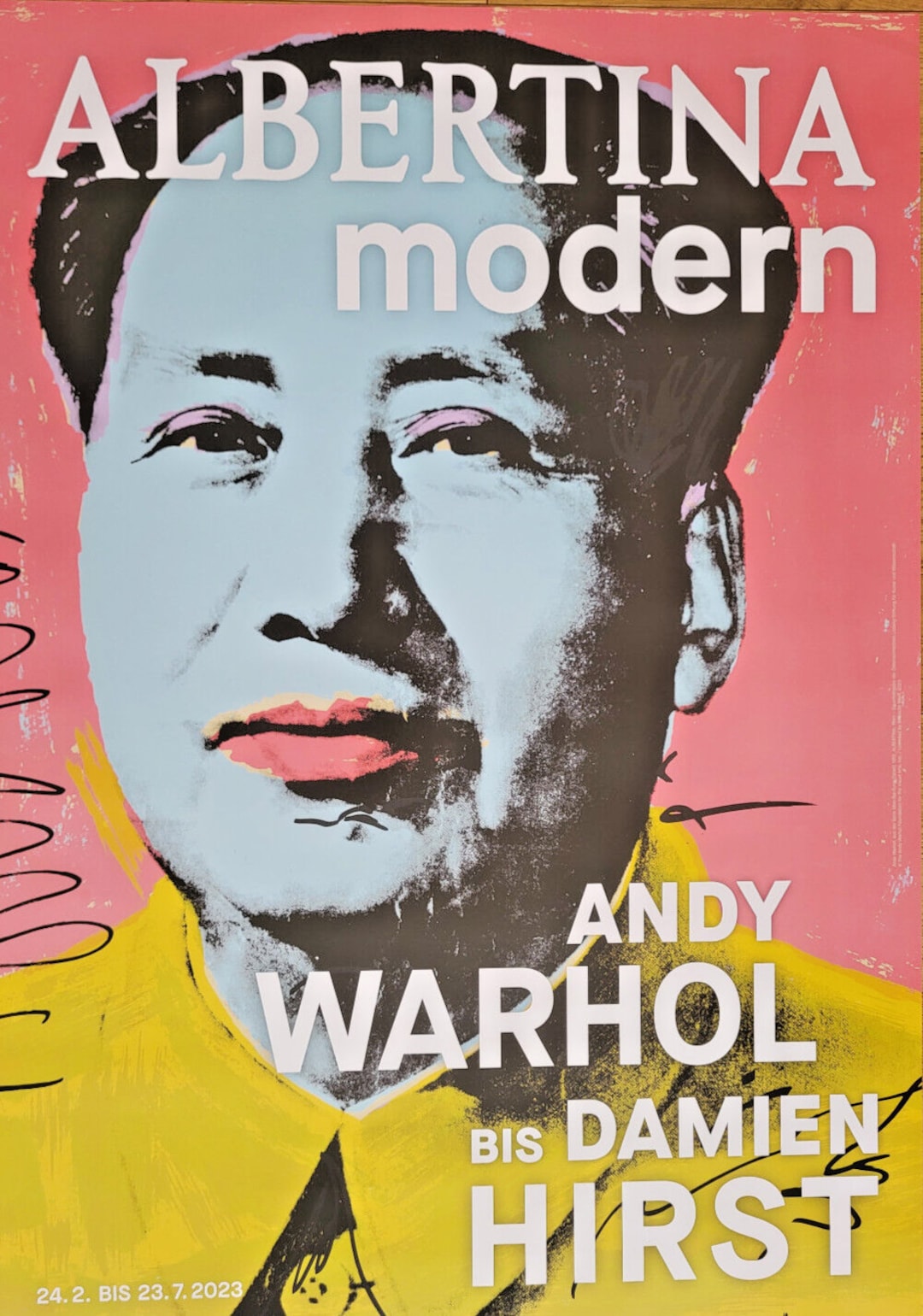 Andy Warhol Bis Damien Hirst - Mao Tse Tung - Original Exhibition ...