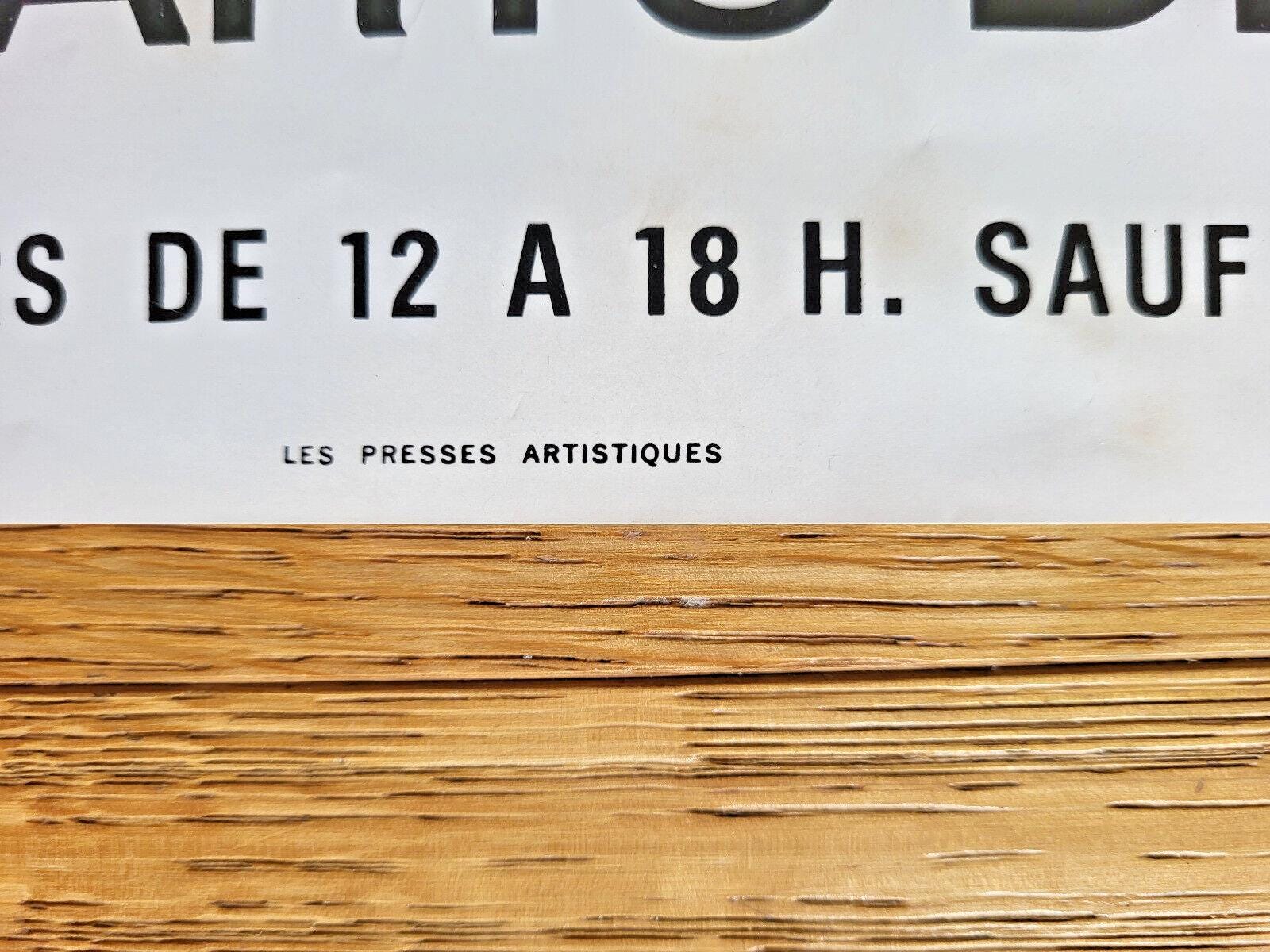 Niko Pirosmani - Poster Original Exhibition - Museum Arts Toppers ...