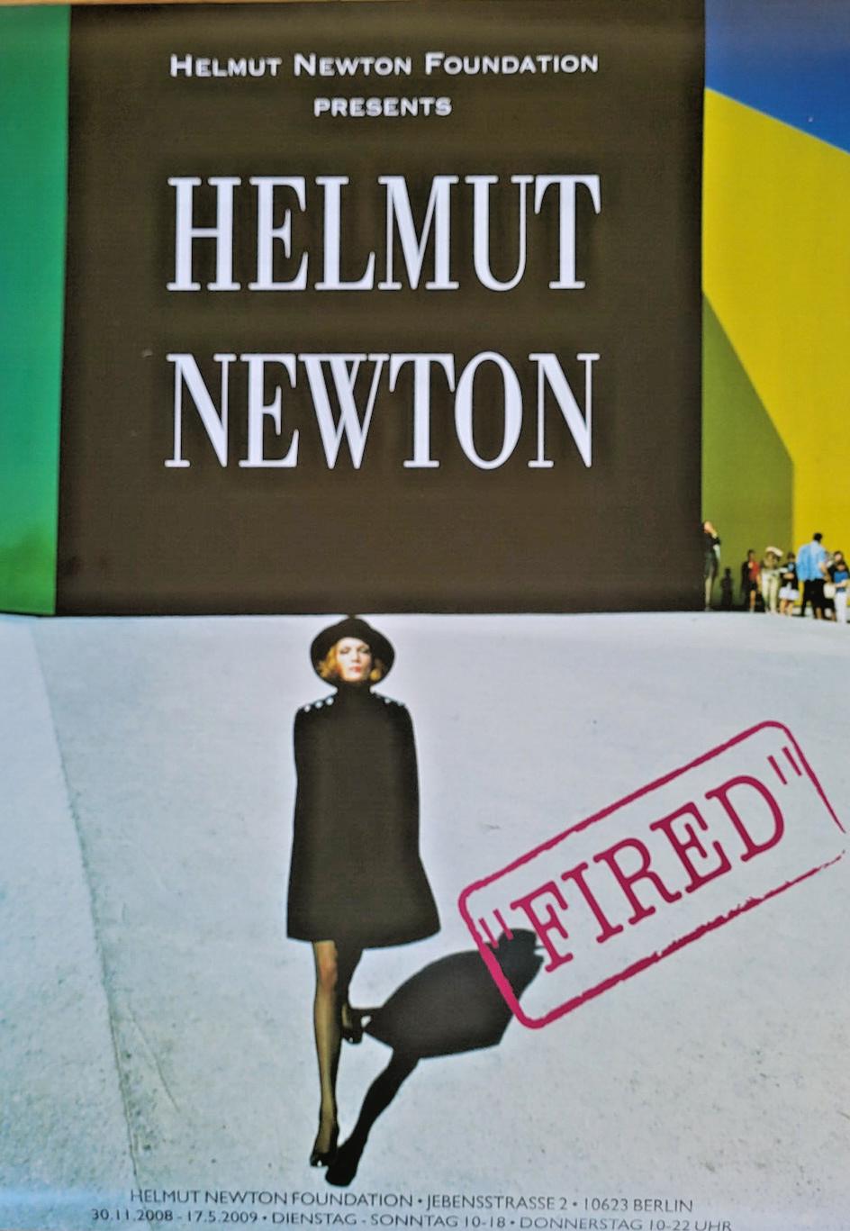 Helmut Newton Poster Original Exhibition - Fired - Berlin - 2008 - Etsy