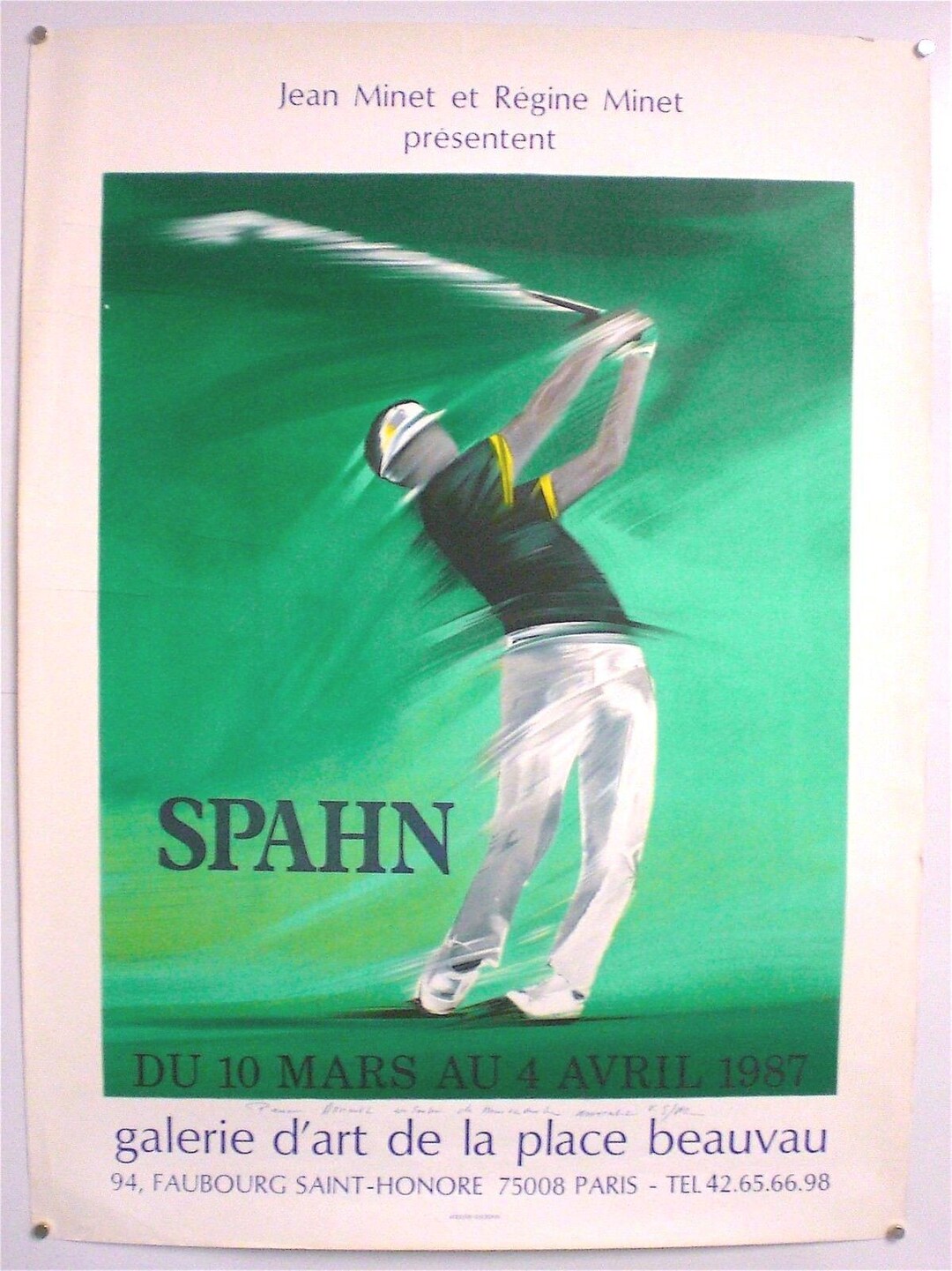 Victor Spahn - Original Exhibition Poster – Signed & Dedicated - Poster ...