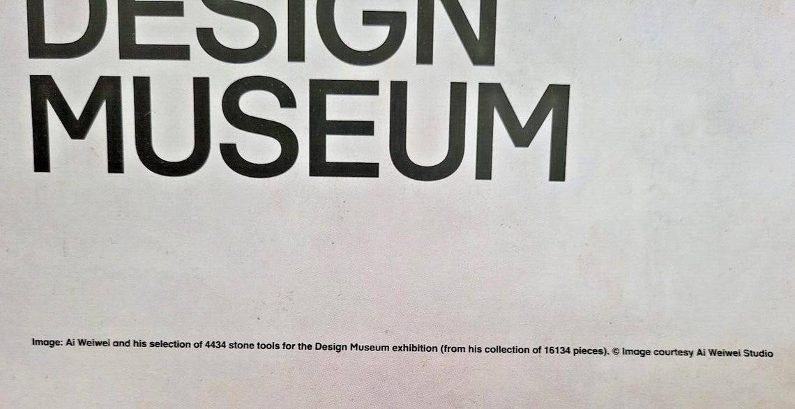 Ai Weiwei - Poster Original Exhibition - Design Museum London - 2023 - Etsy