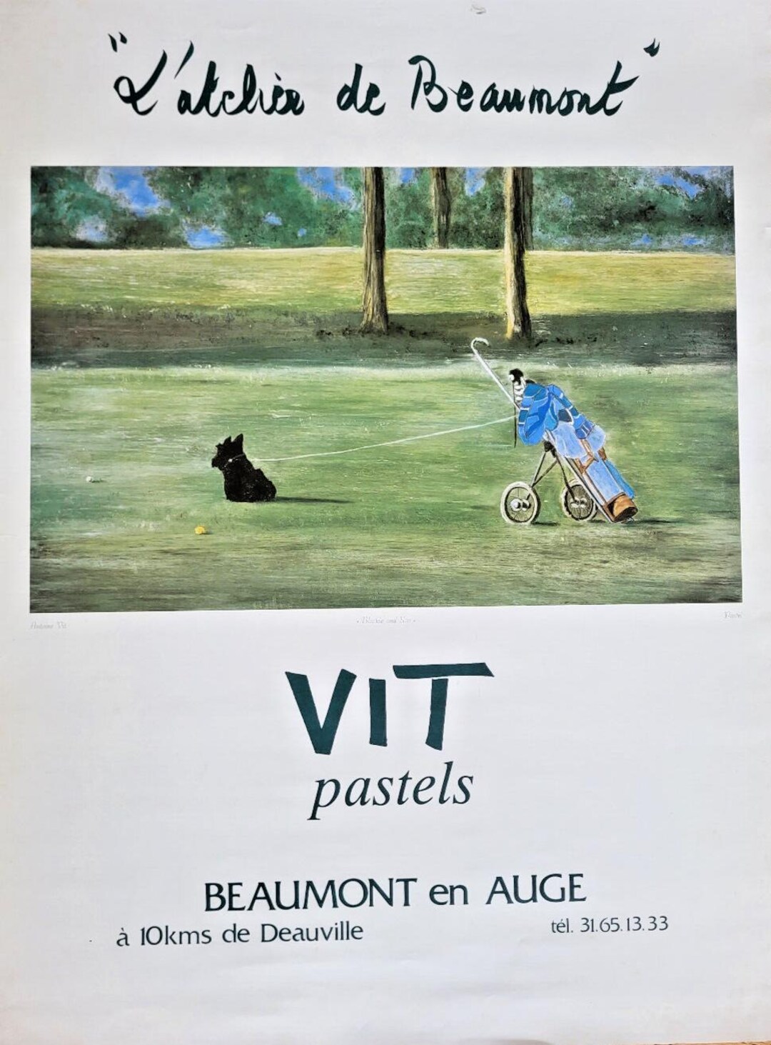 Antoine Vit - Poster Original Exhibition - Beaumont IN Cradle Brand ...