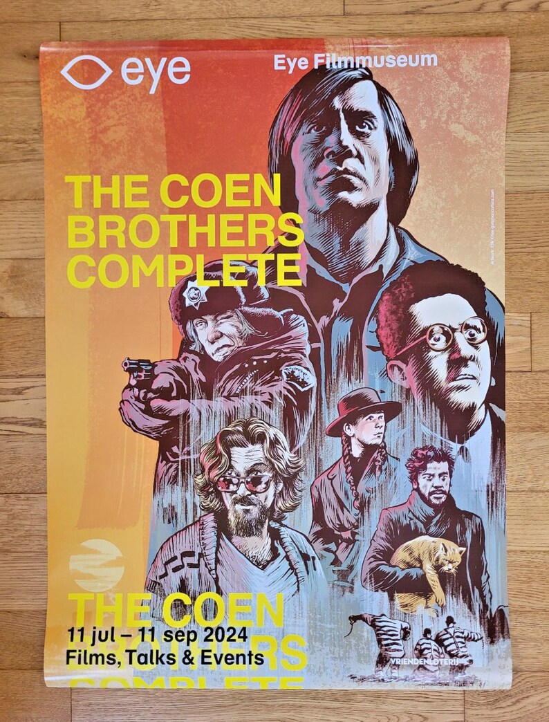 The Coen Brothers - Poster Original Exhibition - Amsterdam - Eye Museum ...