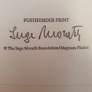 Inge Morath - Estate Stamped Photo - Magnum Square Print Limited ...