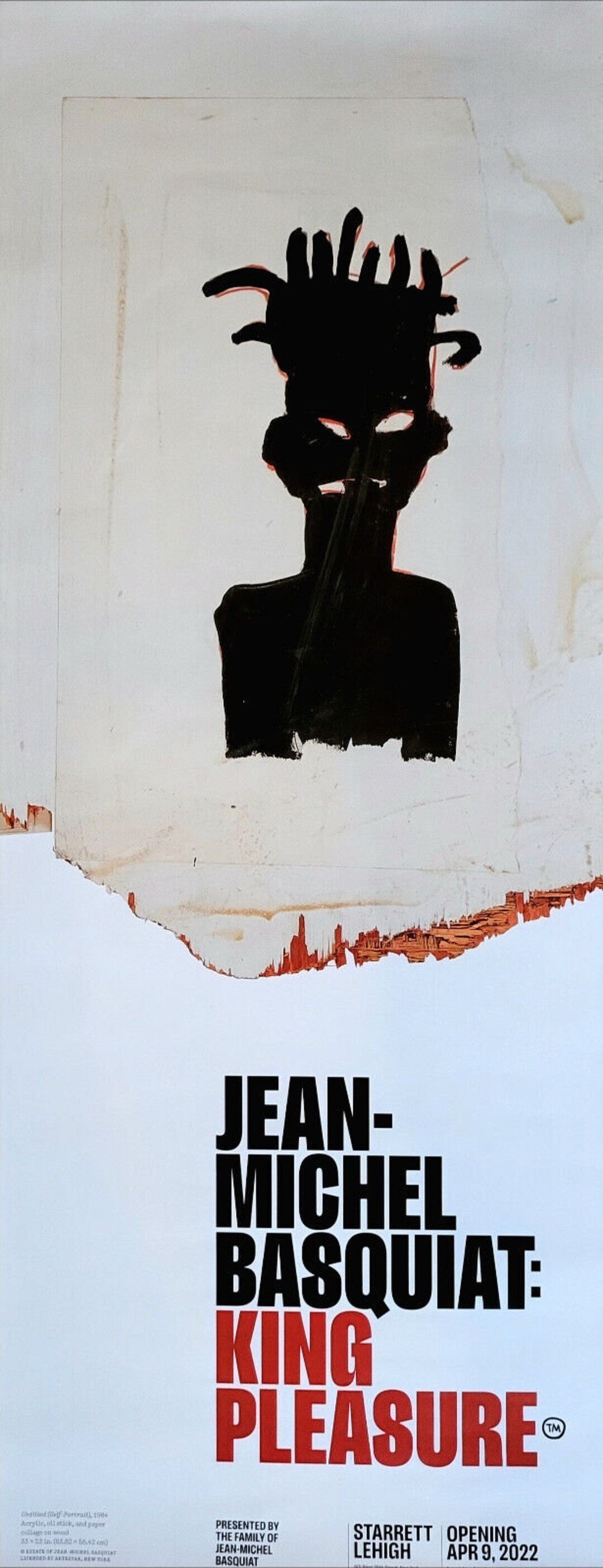 Jean-michel Basquiat - King Pleasure - Originale Exhibition Poster ...