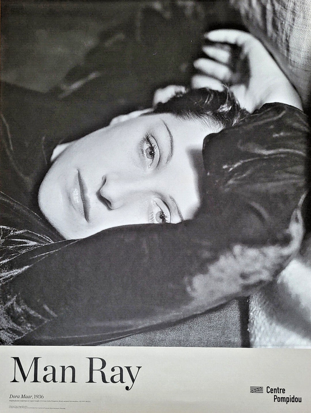 Man Ray - Poster Original - Dora Maar - Centre Pompidou Paris - 2010 - Etsy