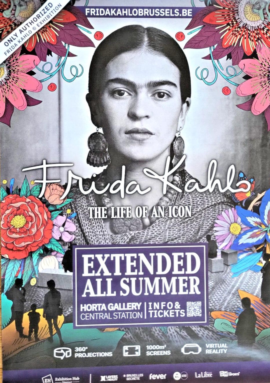 Frida Kahlo - Original Exhibition Poster - the Life of an Icon ...