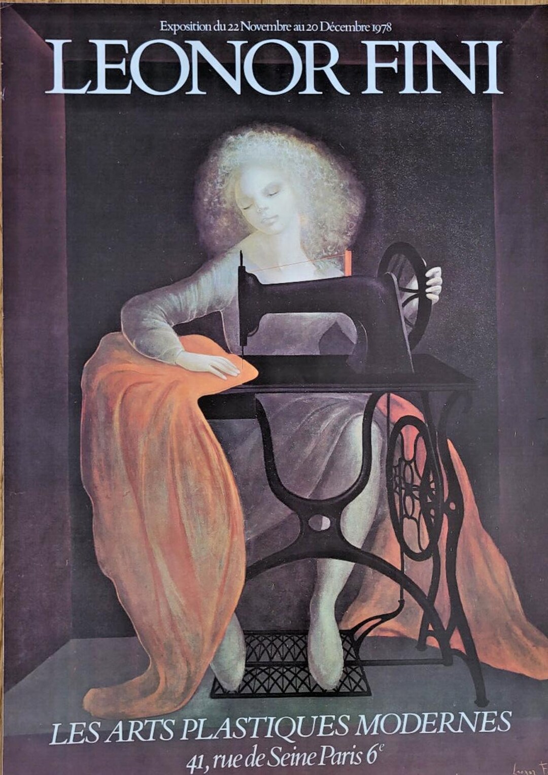 Leonor Fini - Poster Original Exhibition Extra Plastic Modern Paris ...