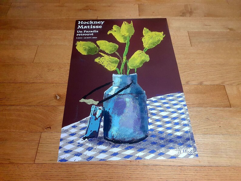 David Hockney - Un Paradise Found - Poster Exhibition - Nice - 2022 - Etsy