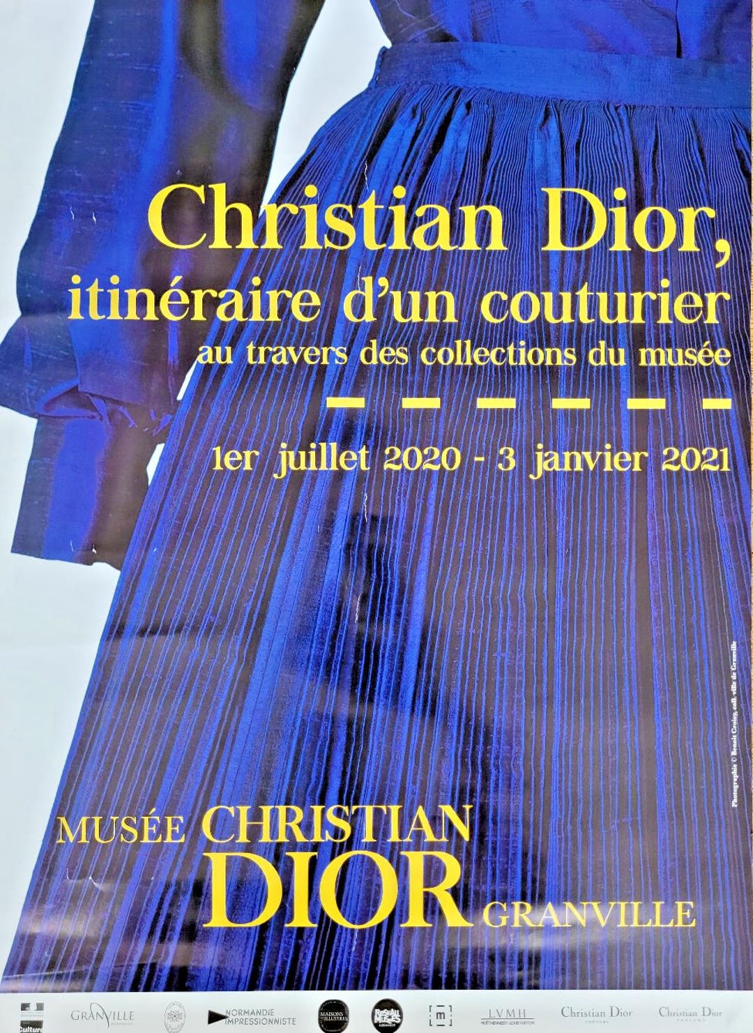 Christian Dior - Original Exhibition Poster - Musée Dior Granville ...