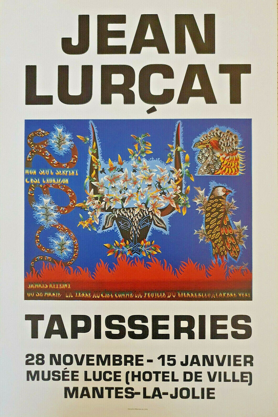 Jean Lurçat – Tapisseries - Poster Original - Mantes La Jolie - Circa ...