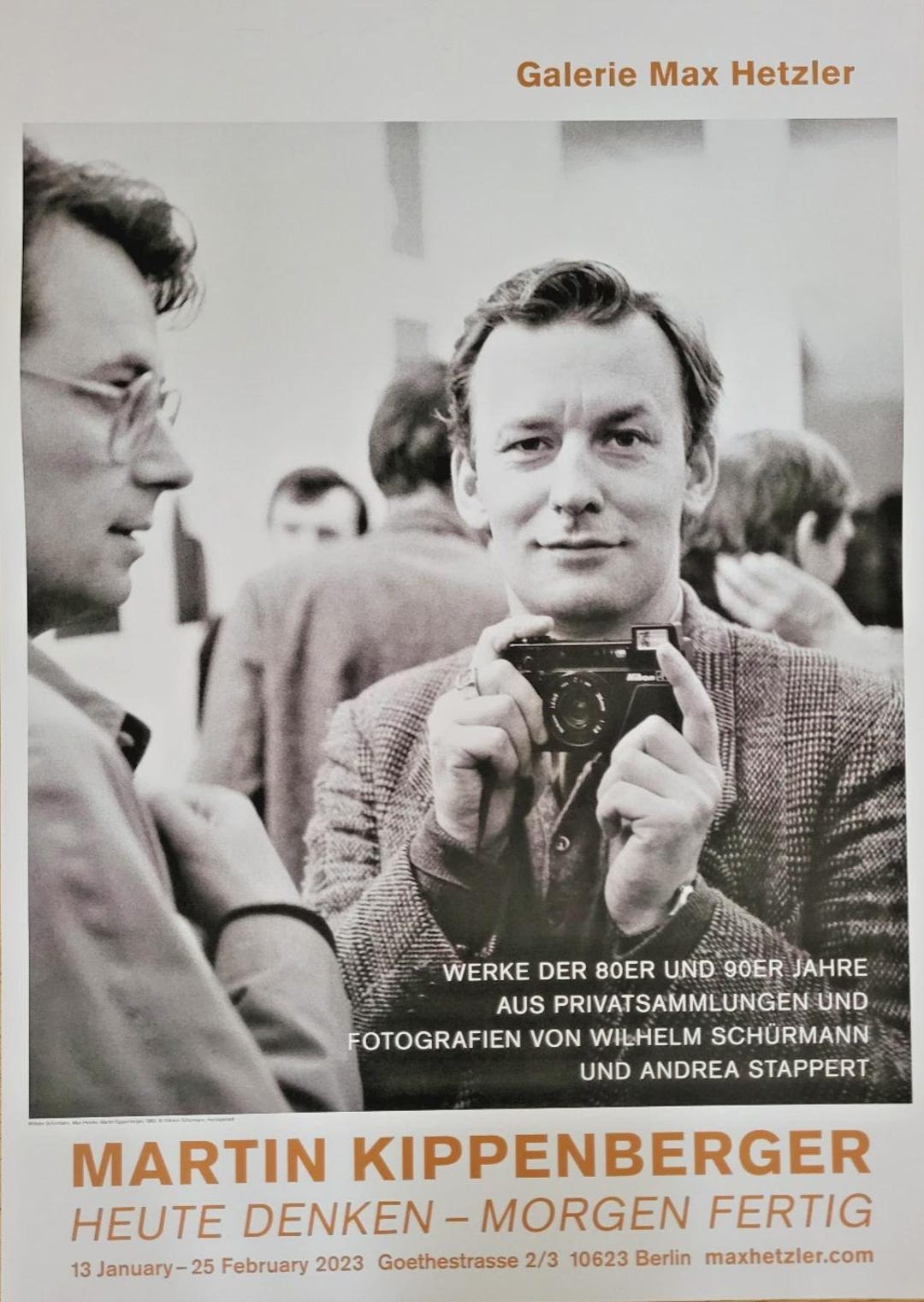 Martin Kippenberger – Original Exhibition Poster – Galerie Max Hetzler ...