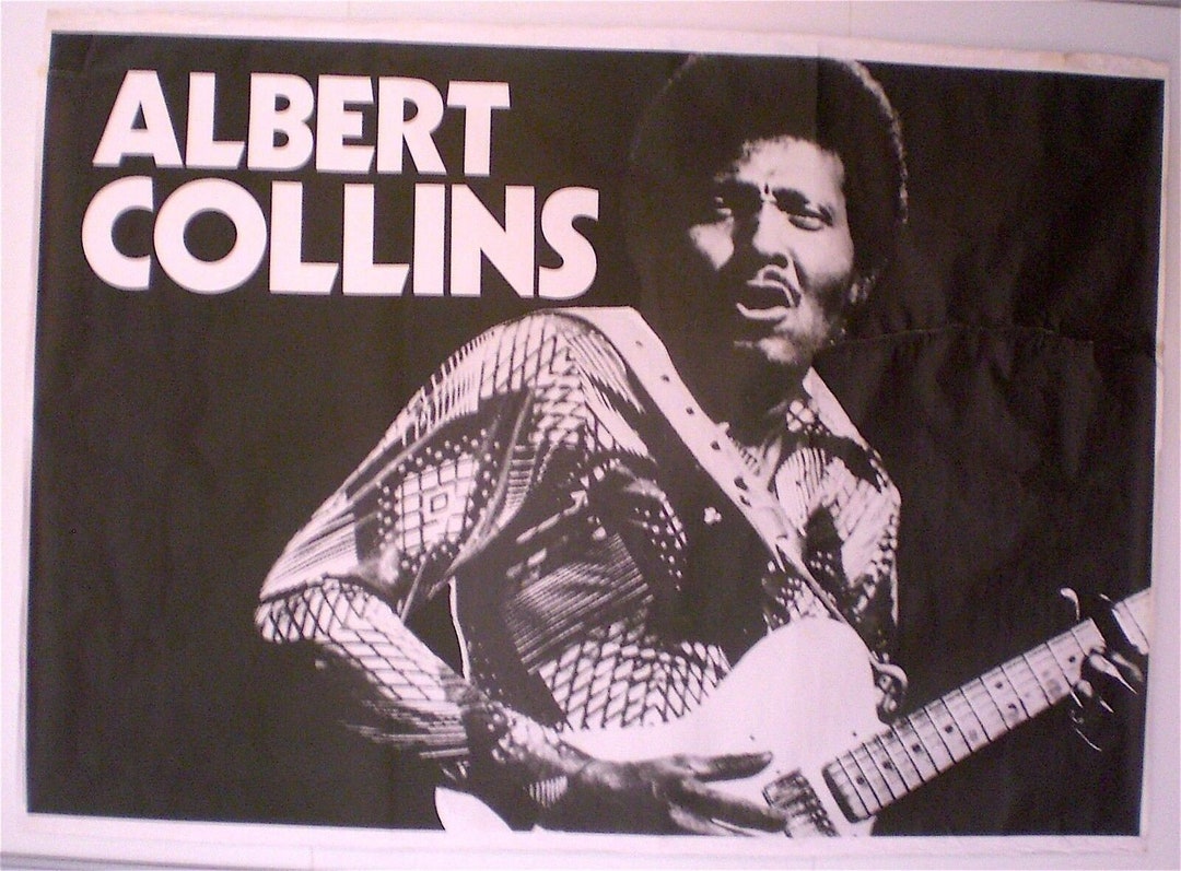 Albert Collins - Original Poster – Very Rare – Poster - Circa - Etsy