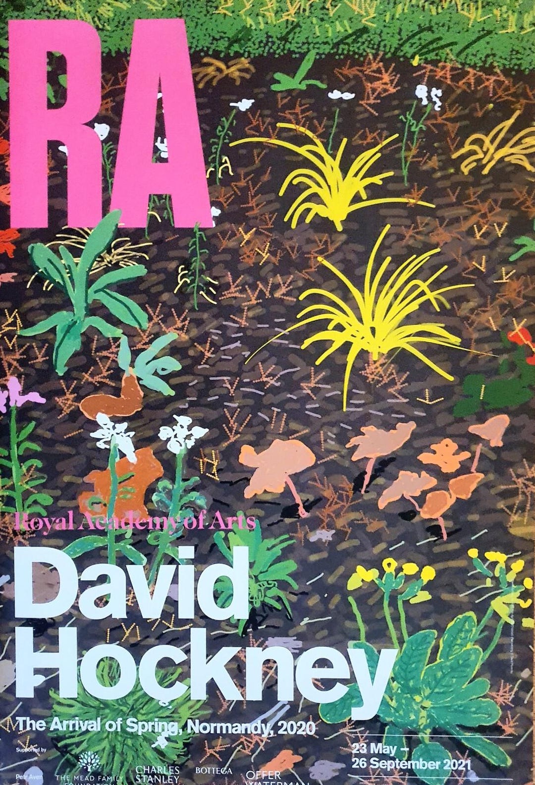 David Hockney - Original Exhibition Poster - National Academy of Arts ...