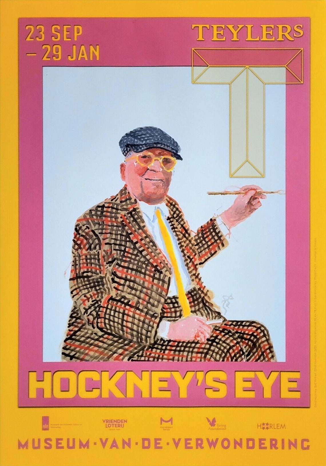 David Hockney Poster Original Display Museum Teylers haarlem ...