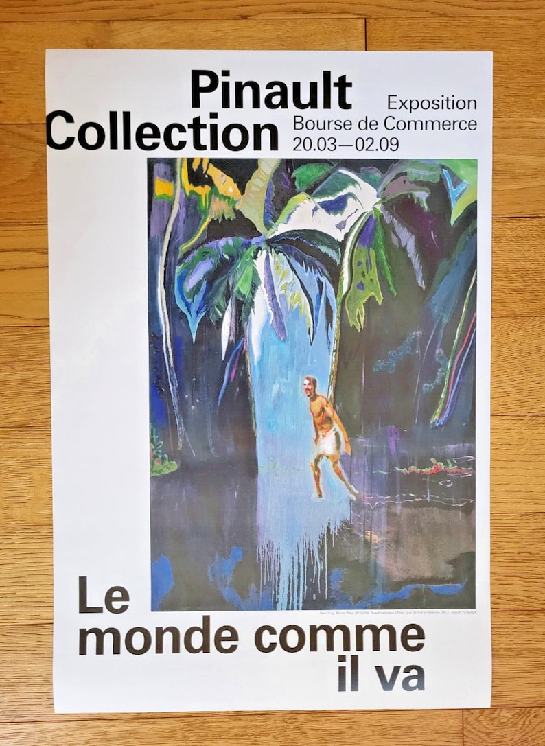 Peter Doig - Original Exhibition Poster - Bourse Commerce - Pinault ...