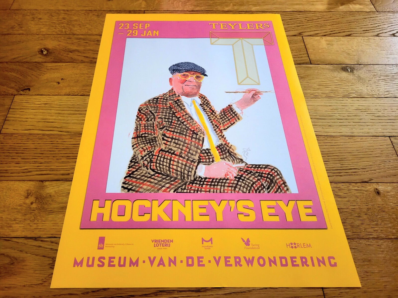 David Hockney Poster Original Display Museum Teylers haarlem ...
