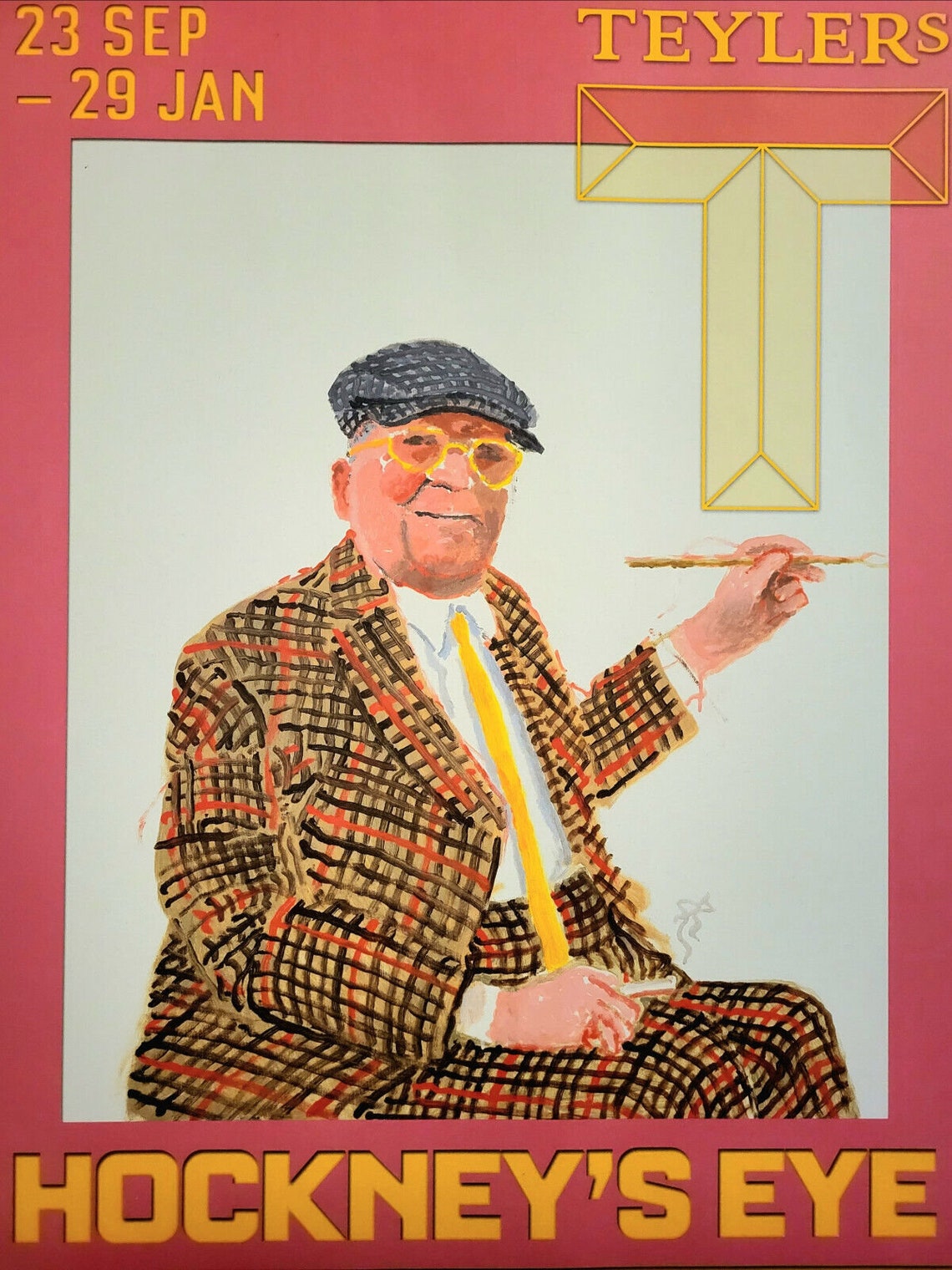 David Hockney Poster Original Display Museum Teylers haarlem ...