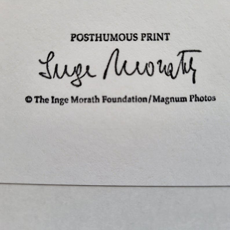 Inge Morath - Estate Stamped Photo - Magnum Square Print Limited ...
