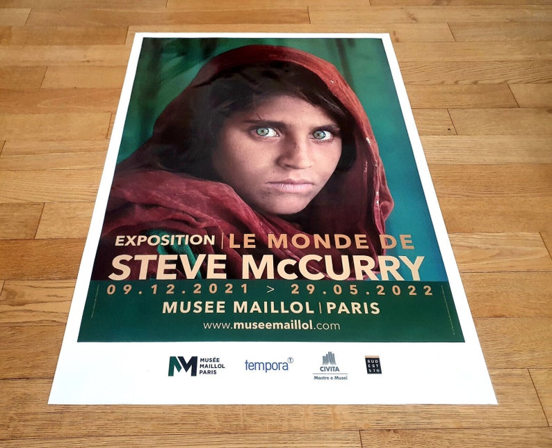 Steve Mccurry - Original Exhibition Poster - Paris - 2021 - 39 3/8x27 5 ...