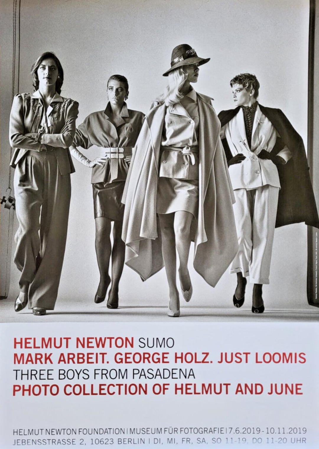 Helmut Newton - Poster Original Exhibition - Sumo - Sie Kommen - Berlin ...