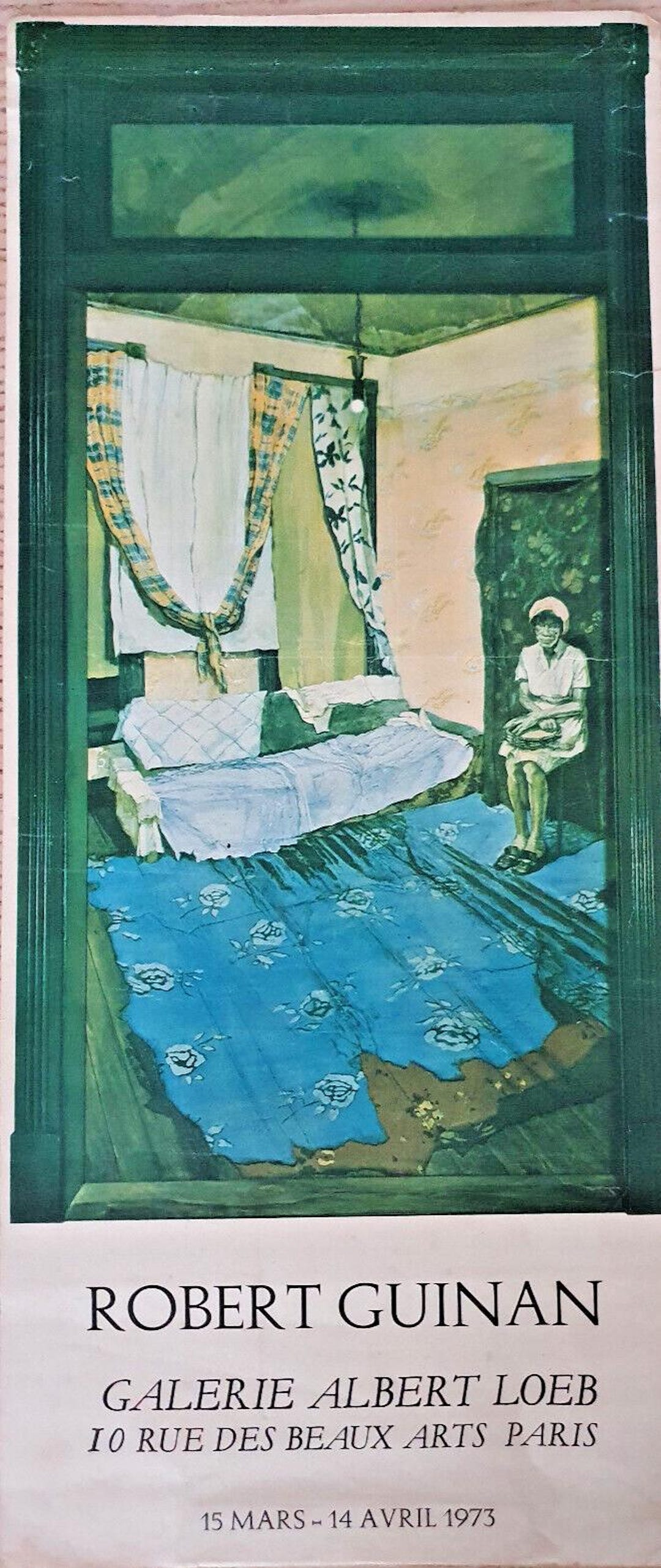 Robert Guinan - Poster Original Exhibition - Gallery Albert Loeb Paris ...