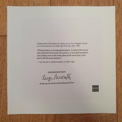 Inge Morath - Estate Stamped Photo - Magnum Square Print Limited ...