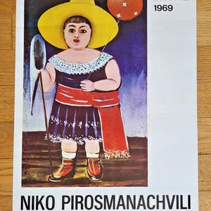 Niko Pirosmani - Poster Original Exhibition - Museum Arts Toppers ...