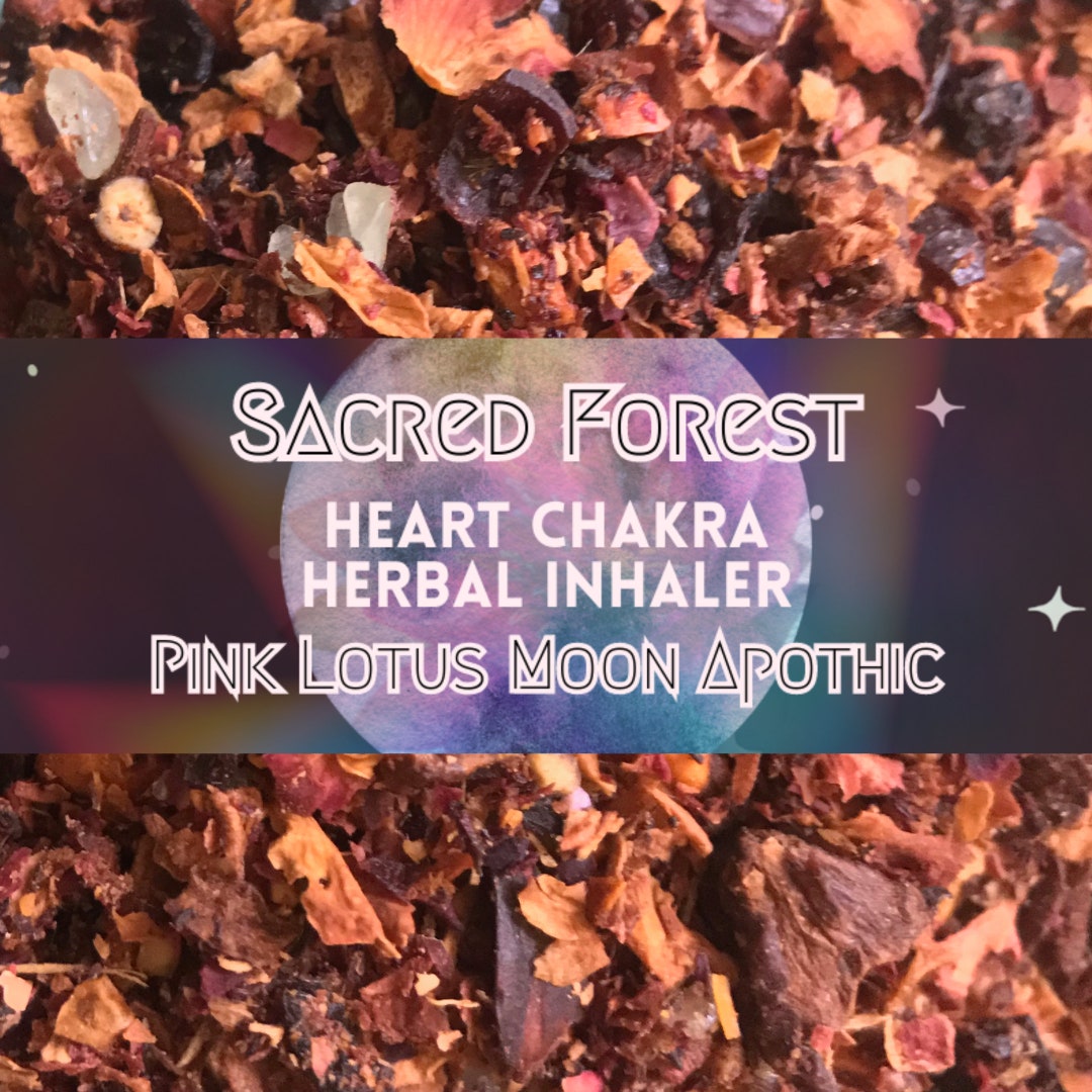 Sacred Forest Herbal Inhaler - Heart Chakra Support - Etsy