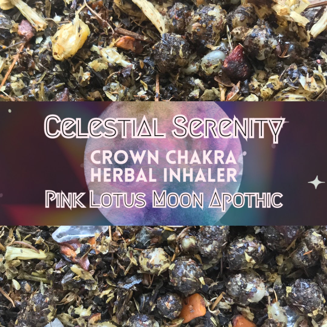 Celestial Serenity Herbal Inhaler - Crown Chakra Support - Etsy
