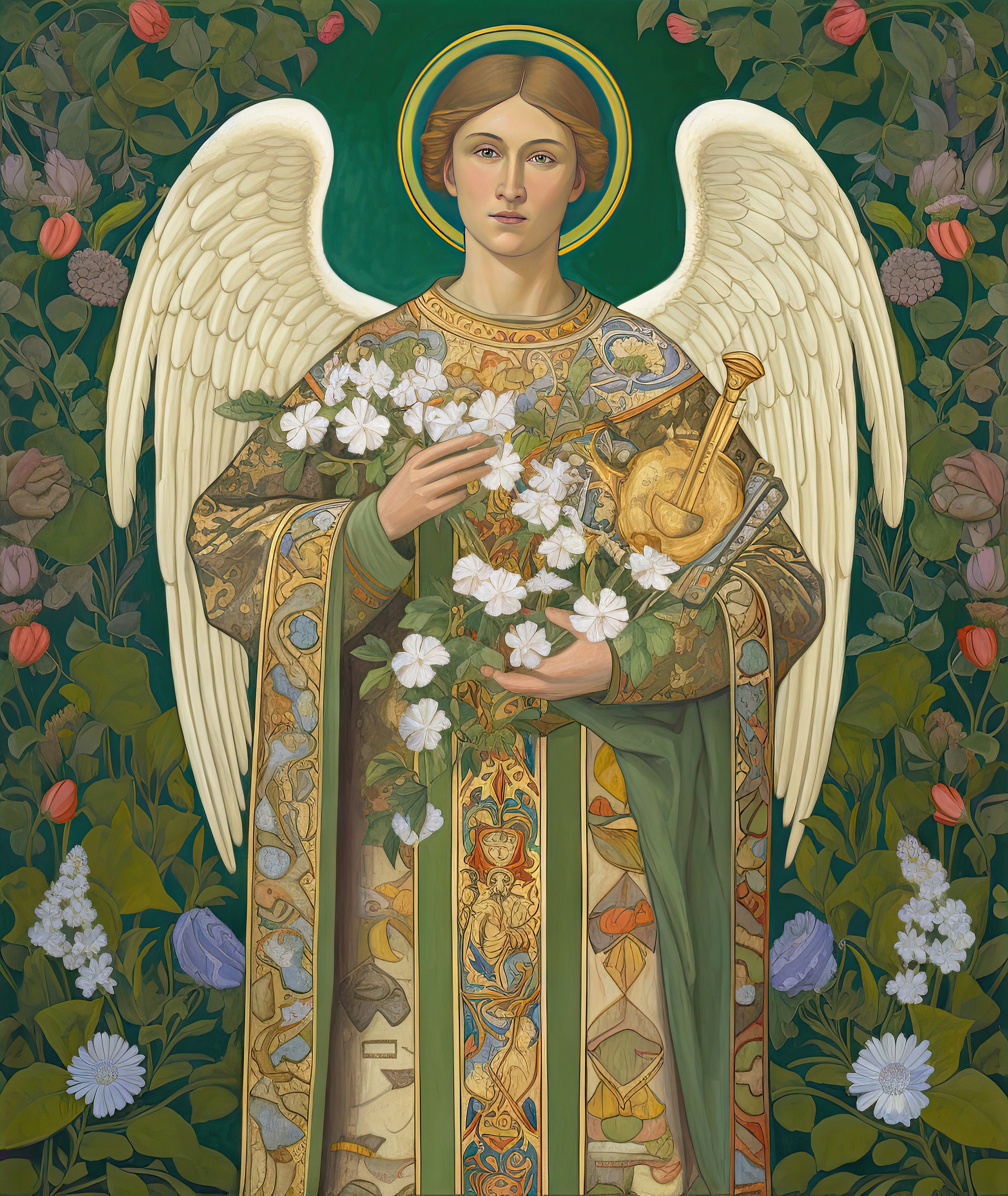 Saint Raphael the Archangel Shirt With Prayer to St. Raphael on Back ...