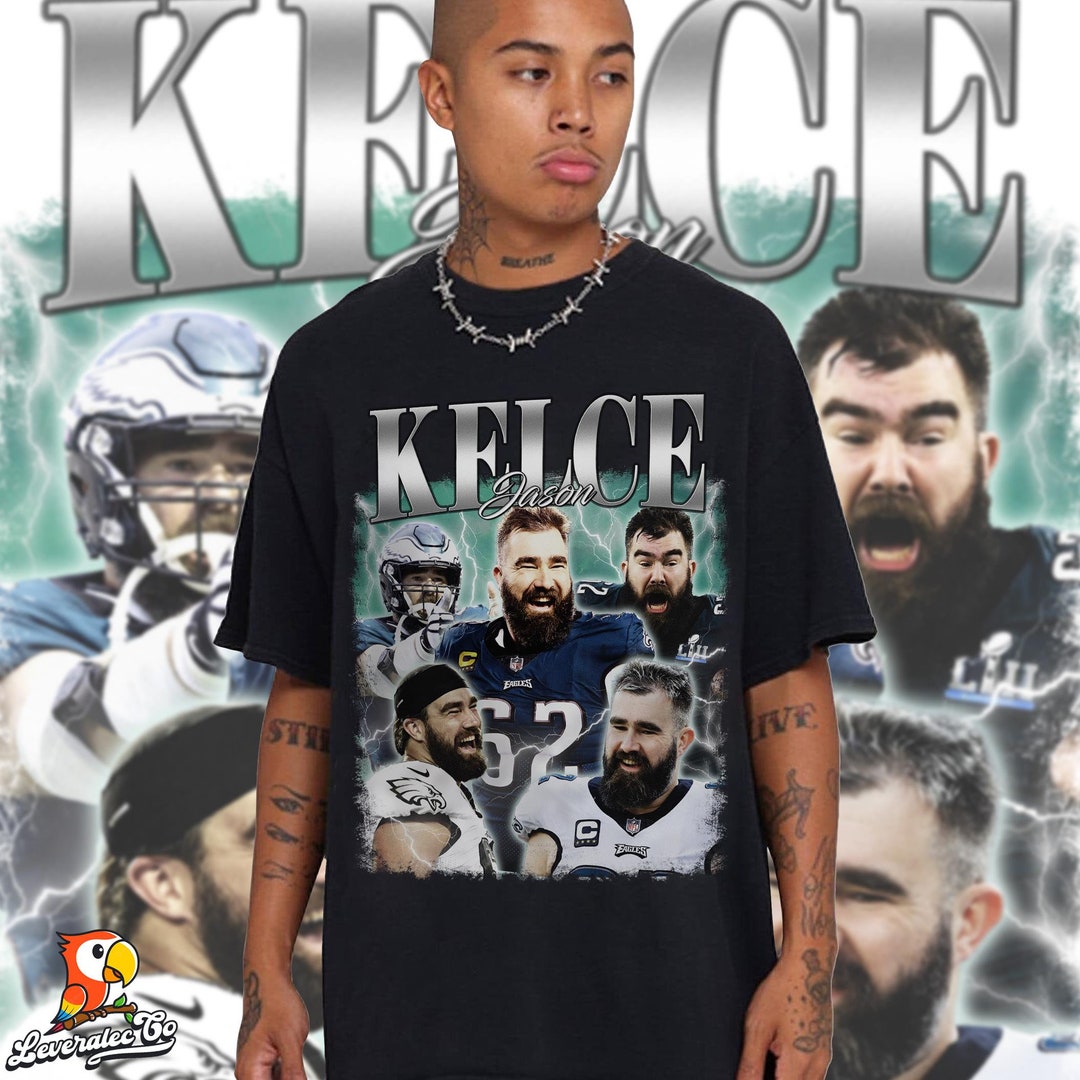 Jason Kelce Vintage 90's Shirt Bootleg Shirt Jason - Etsy