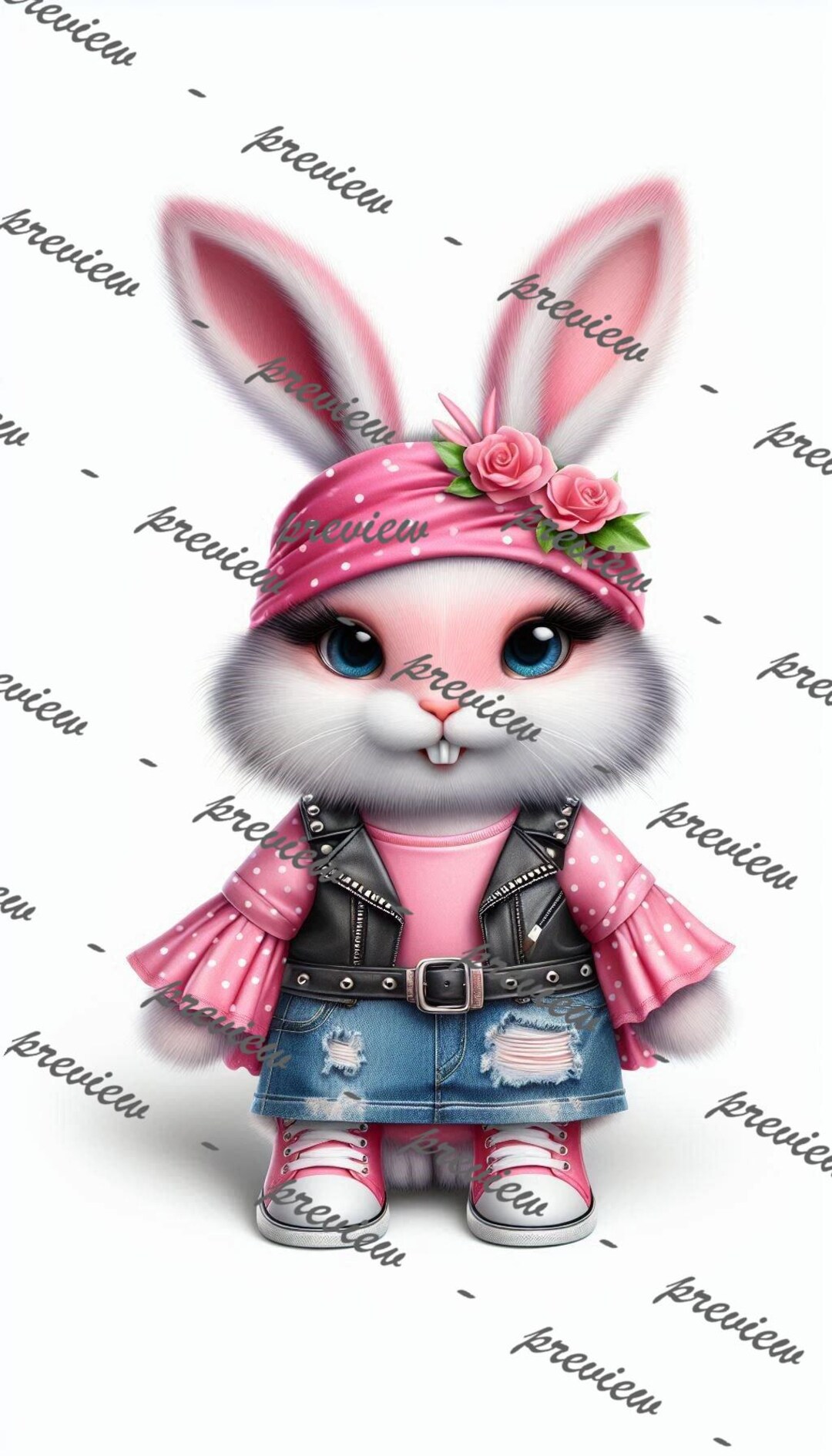 Rabbit Bunny Bunny Easter Rocker Style Jpg - Etsy