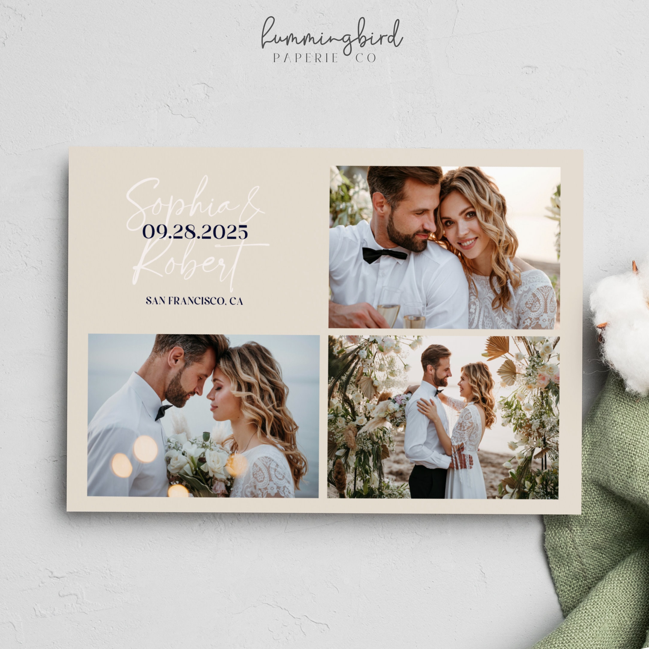 Elegant Photobooth Template, Cream, Beige and Black Design, 4x6 Photo ...