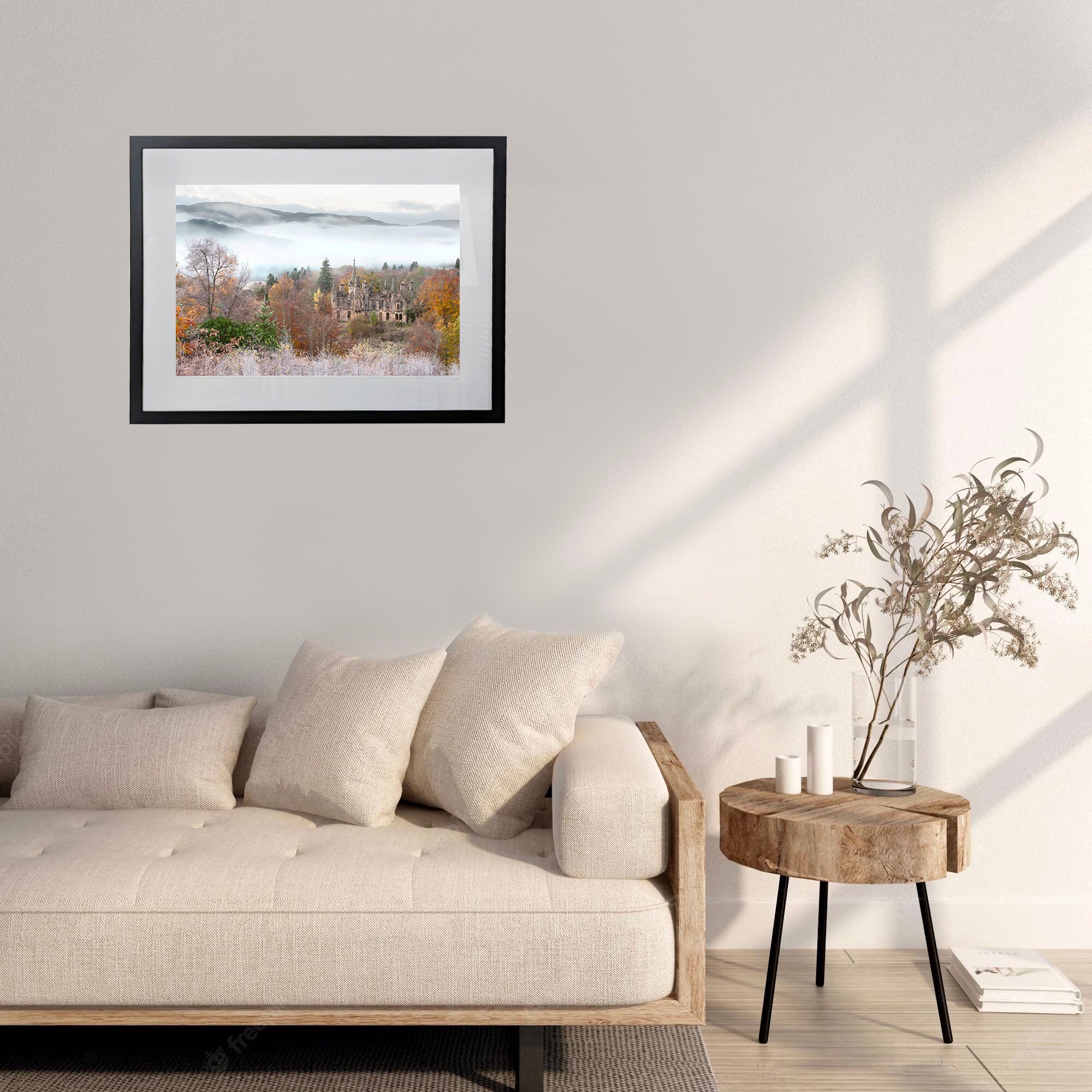 Dunalastair House, Ruin, Castle, Scotland, Wall Art, Photo Art ...