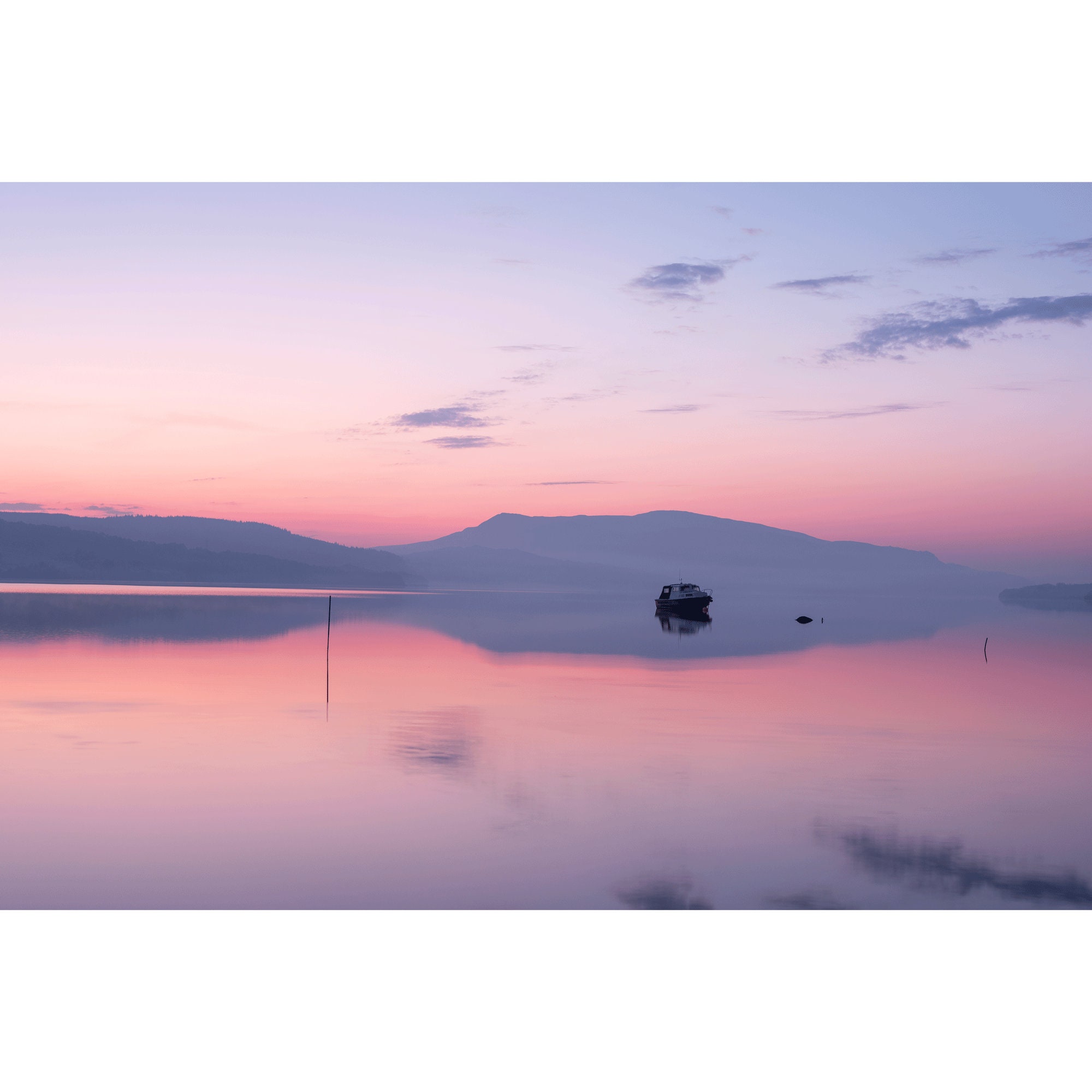 Sunrise, Loch Rannoch, Fine Art Print, Wall Art, Home Decor, Unframed ...