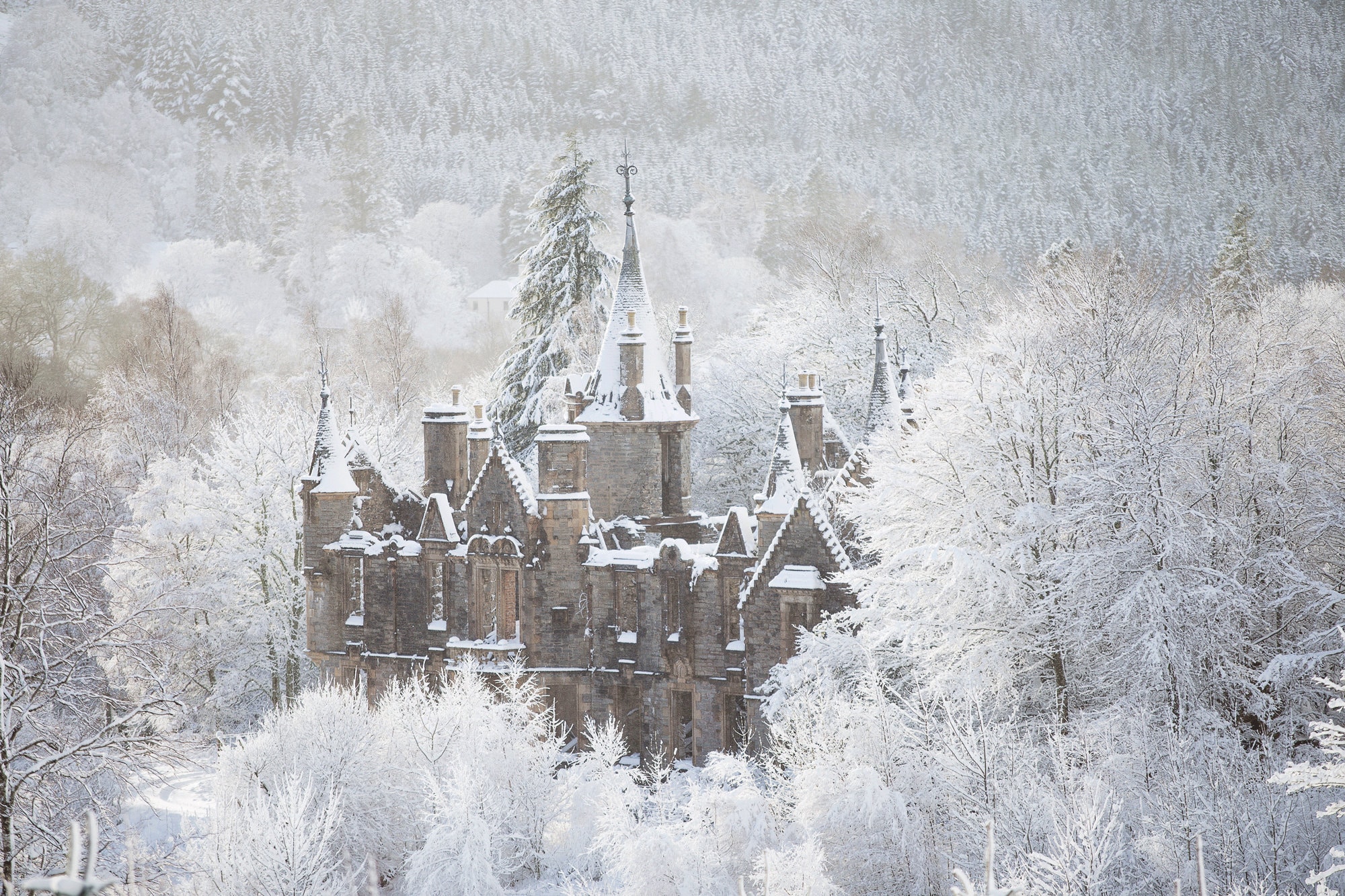 Dunalastair House, Castle, Fairytale, Castle, Photo Art, Landscape ...